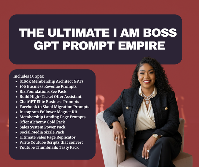 I am BOSS Prompt Shop – I Am Boss Crafts